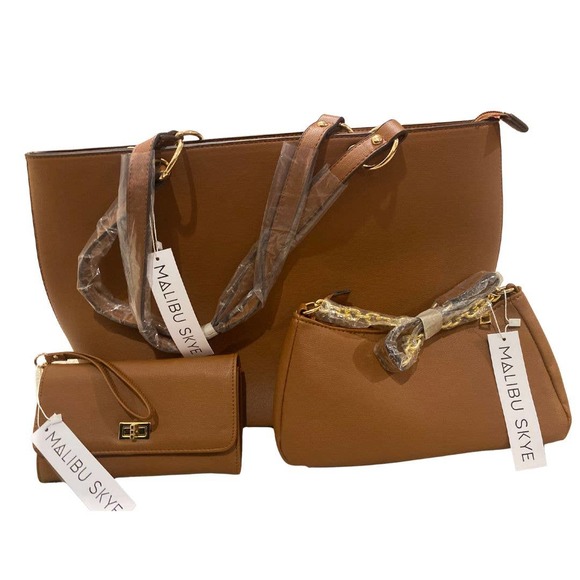 Malibu Skye | Bags | Malibu Skye Medium Wristlet And Large Handbags ...